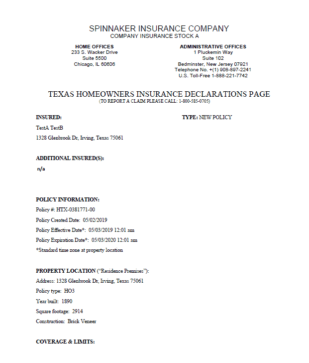 What Is A Homeowners Insurance Declaration Page? // Explained In ...